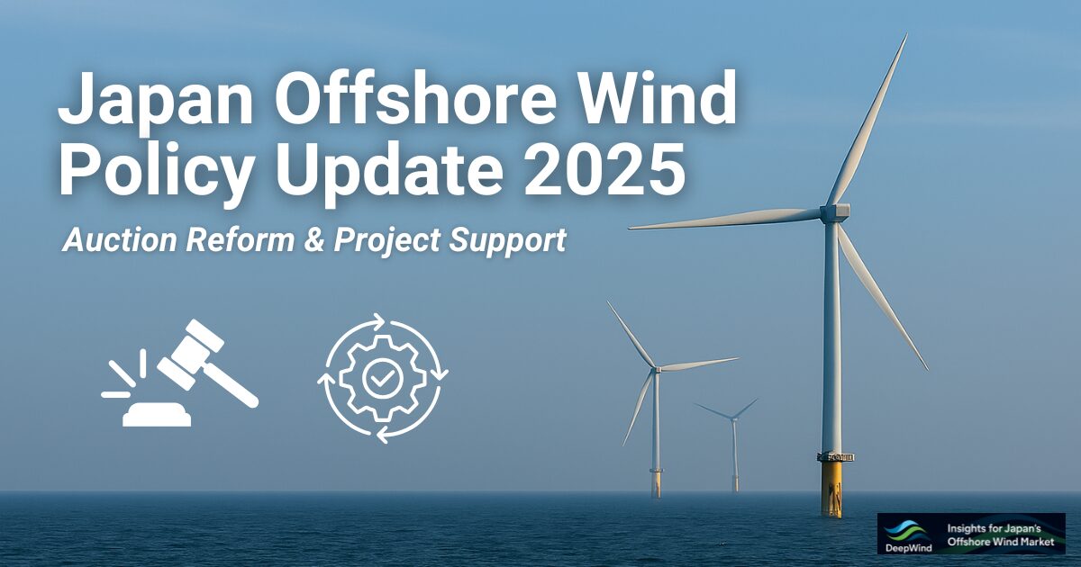 Japan Offshore Wind Policy Update 2025 | Auction Reform & Project ...