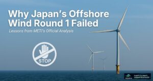 Why Japan’s Offshore Wind Round 1 Failed | METI Analysis On Auction ...